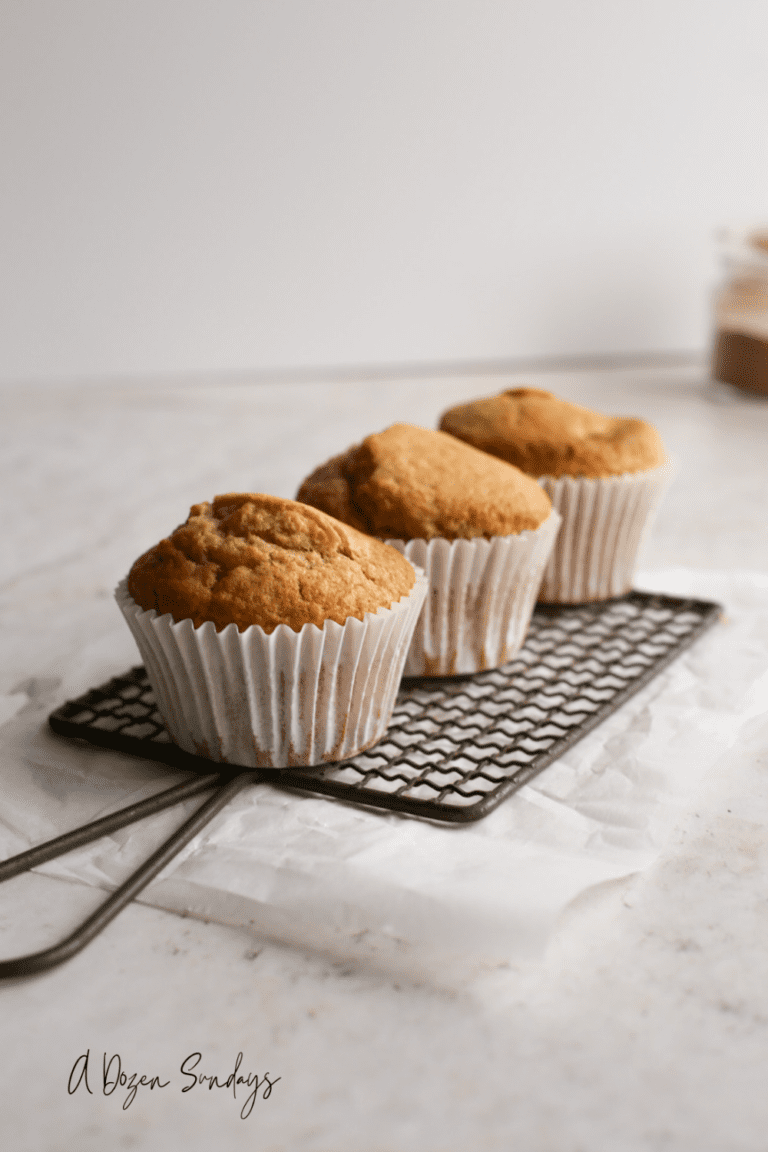 Easy Gingerbread Muffins Recipe - A Dozen Sundays
