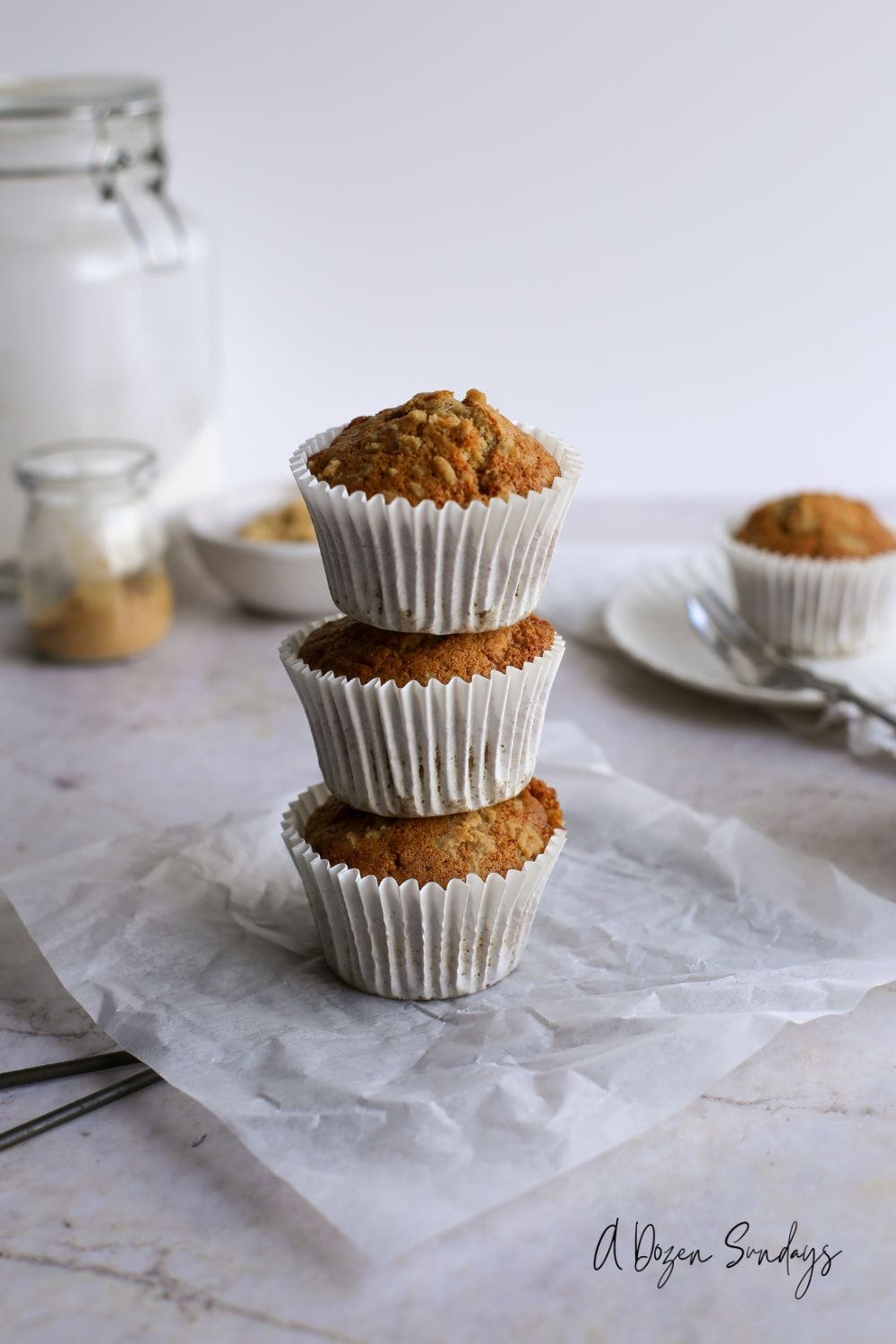 Easy Gingerbread Muffins Recipe - A Dozen Sundays